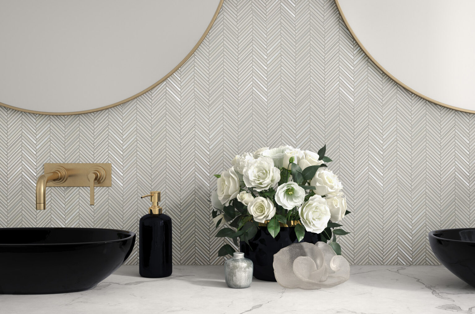 Studio Taupe Herringbone - Trysta Belle